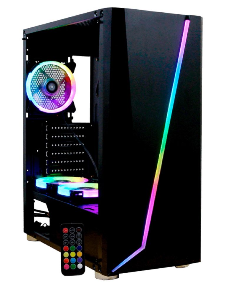 GABINETE ARMAGEDDON RGB Yeyian YGA-68809 Negro / RGB – Tienda Sinacsa